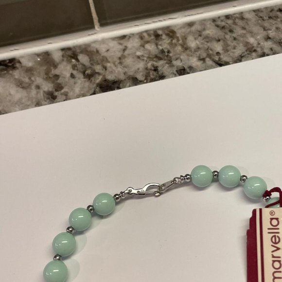 Marvella | Jewelry | Vintage Signed Marvella Nwt Mint Bead Silver Tone ...